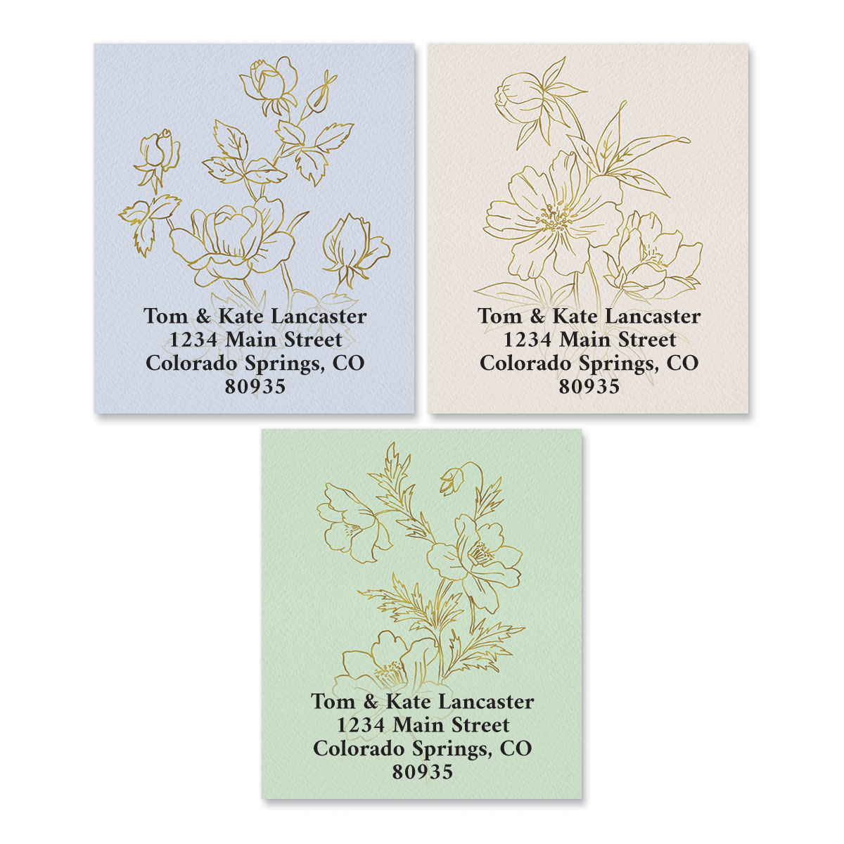 Whimsy Florals Select Address Labels (4 Designs) | Current Catalog