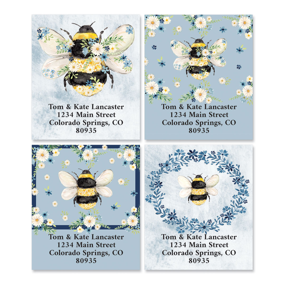 Bee Ditsy Select Address Labels | Current Catalog