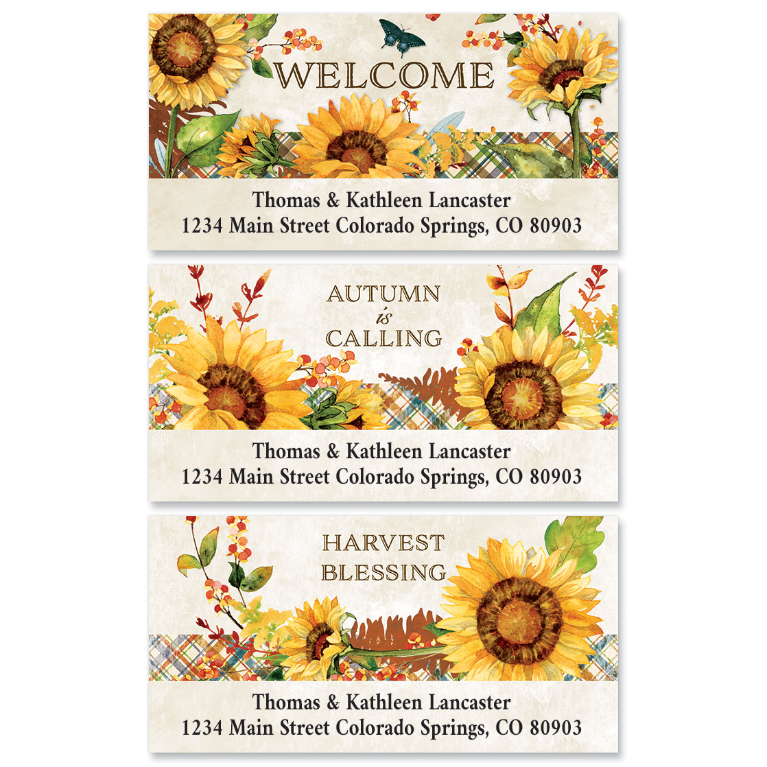 Fall In Love Deluxe Address Labels (3 Designs) | Current Catalog