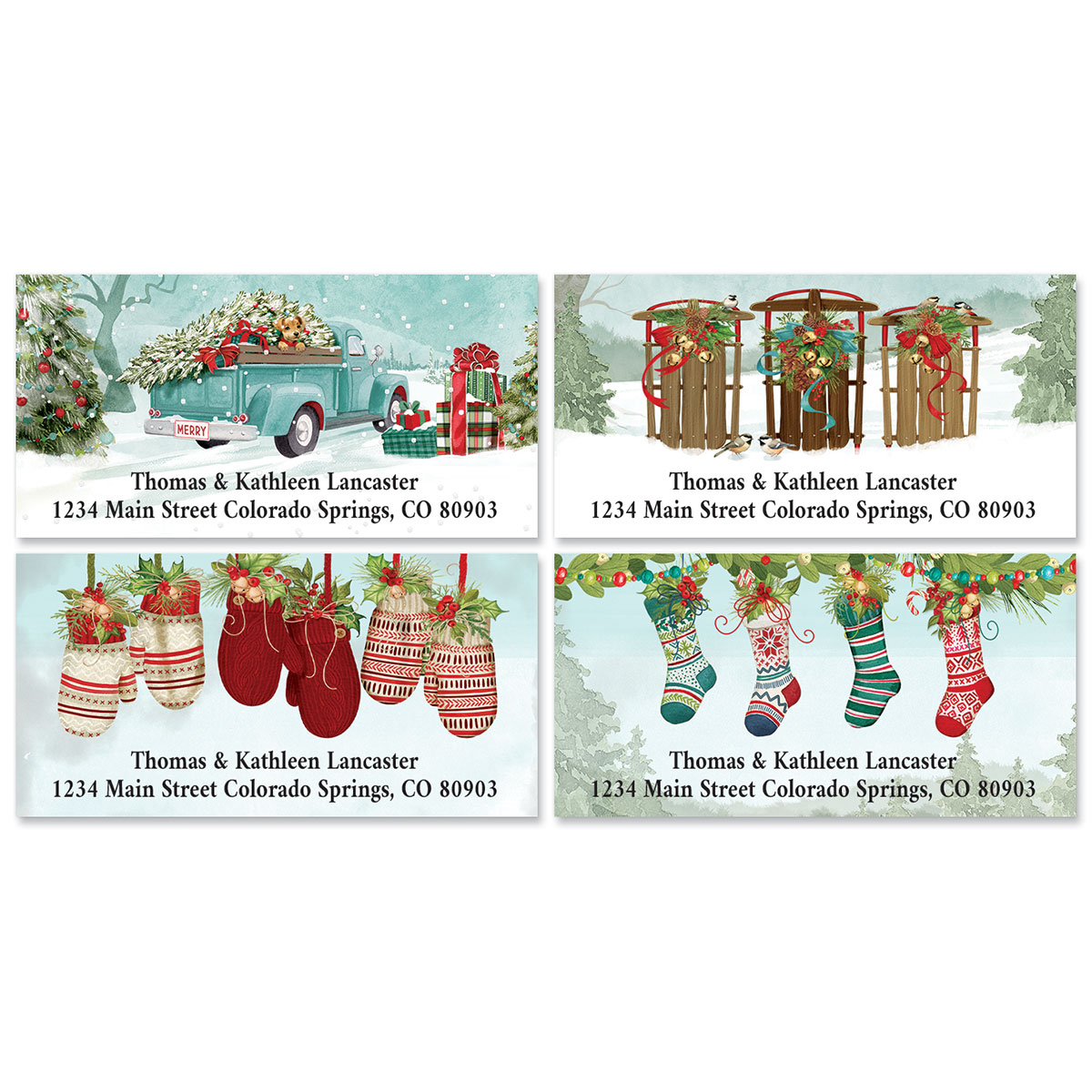 Tree Farm Deluxe Address Labels (4 Designs) | Current Catalog