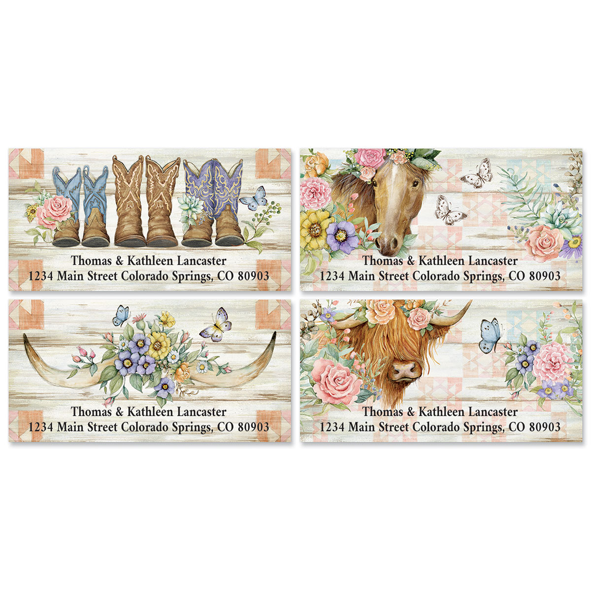 Rosewood Ranch Deluxe Address Labels (4 Designs) | Current Catalog