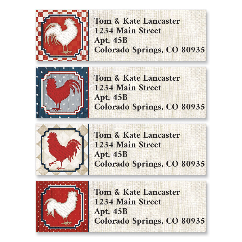 American Rooster Classic Address Labels | Current Catalog