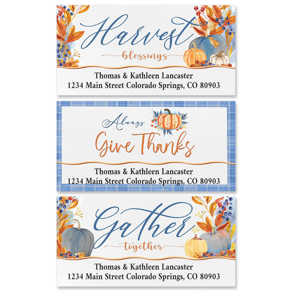 Giving Thanks Deluxe Address Labels | Current Catalog