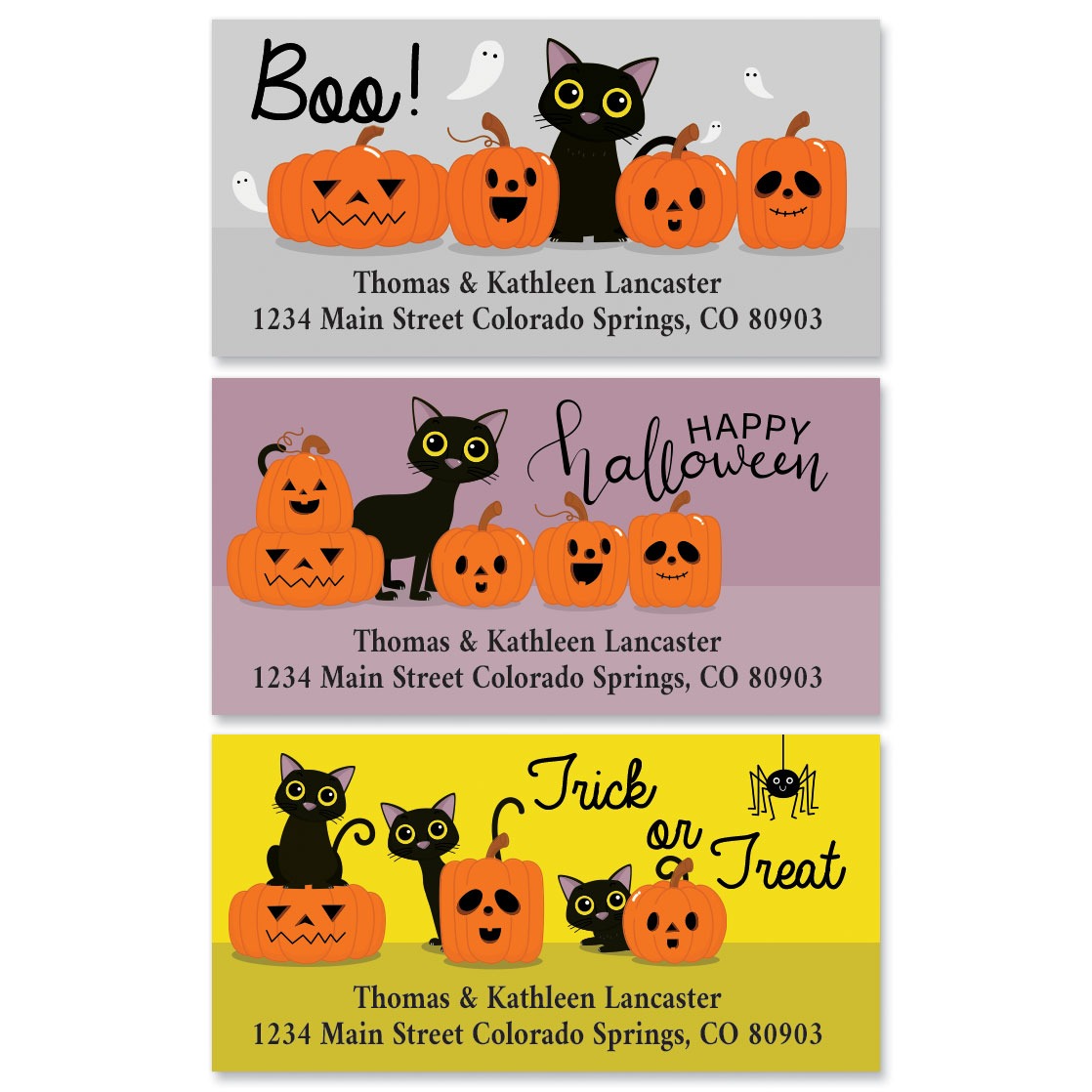 Halloween Meows Deluxe Address Labels | Current Catalog