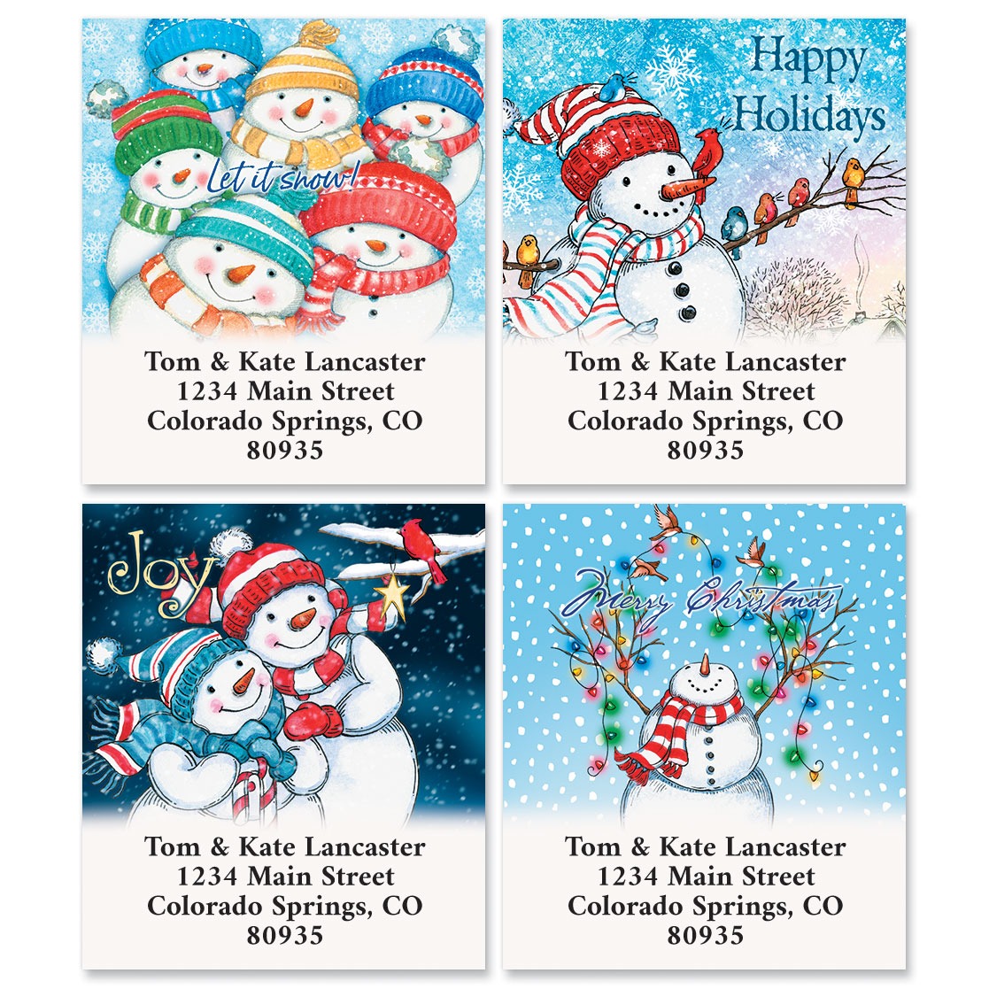 Snowman Smiles Select Address Labels | Current Catalog